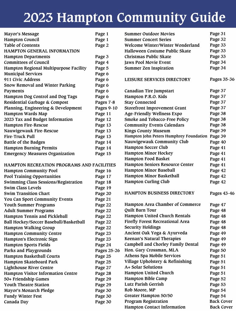 Community Guide - Hampton
